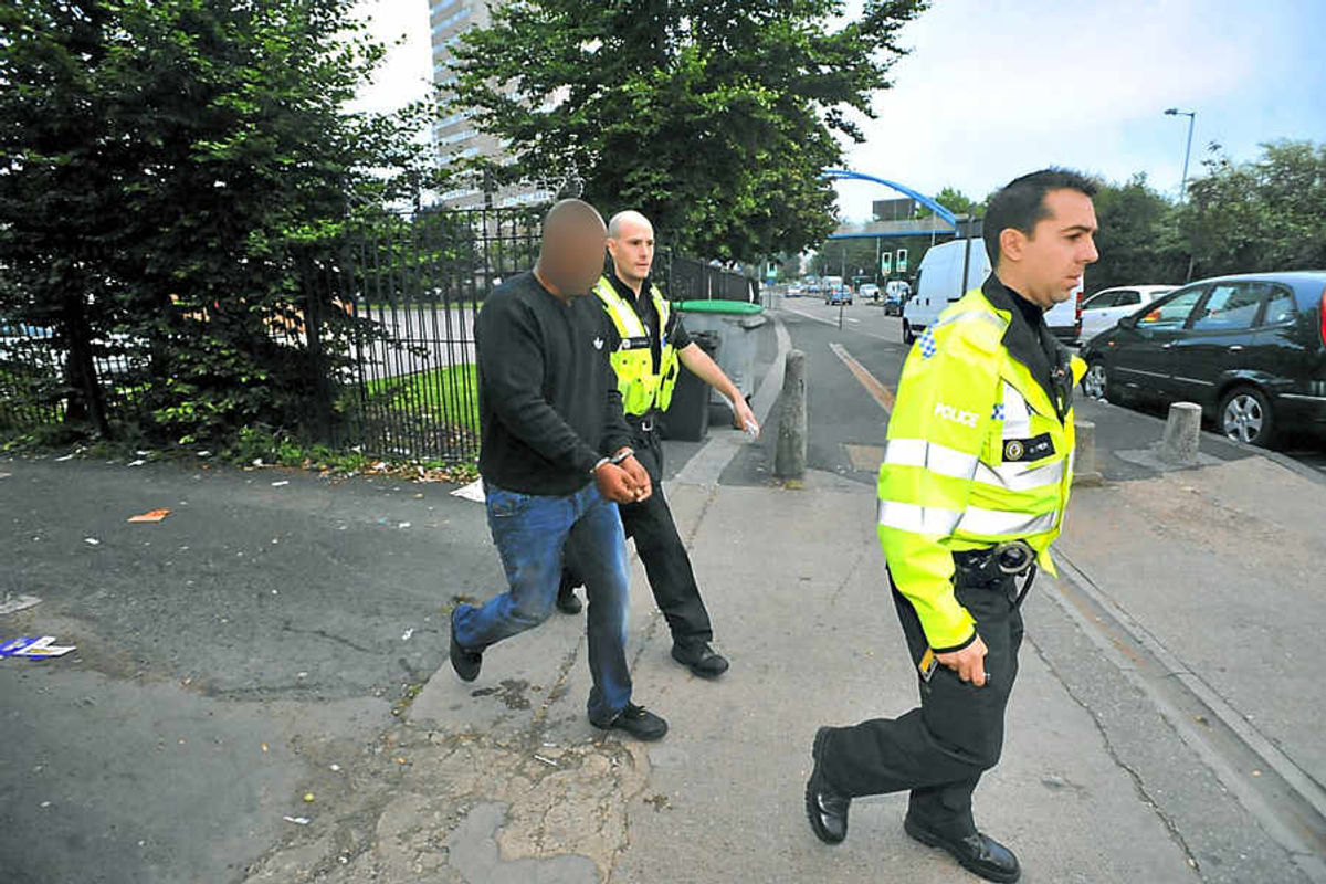 Gang busters: 280 police officers in Wolverhampton's biggest drugs raid ...
