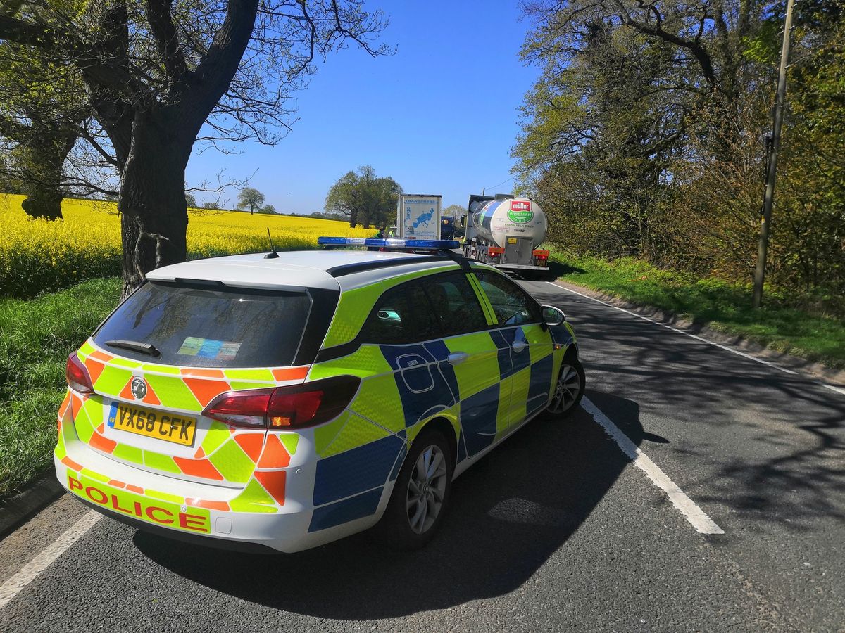 Delays after car and lorry in crash on A41 near Newport | Shropshire Star