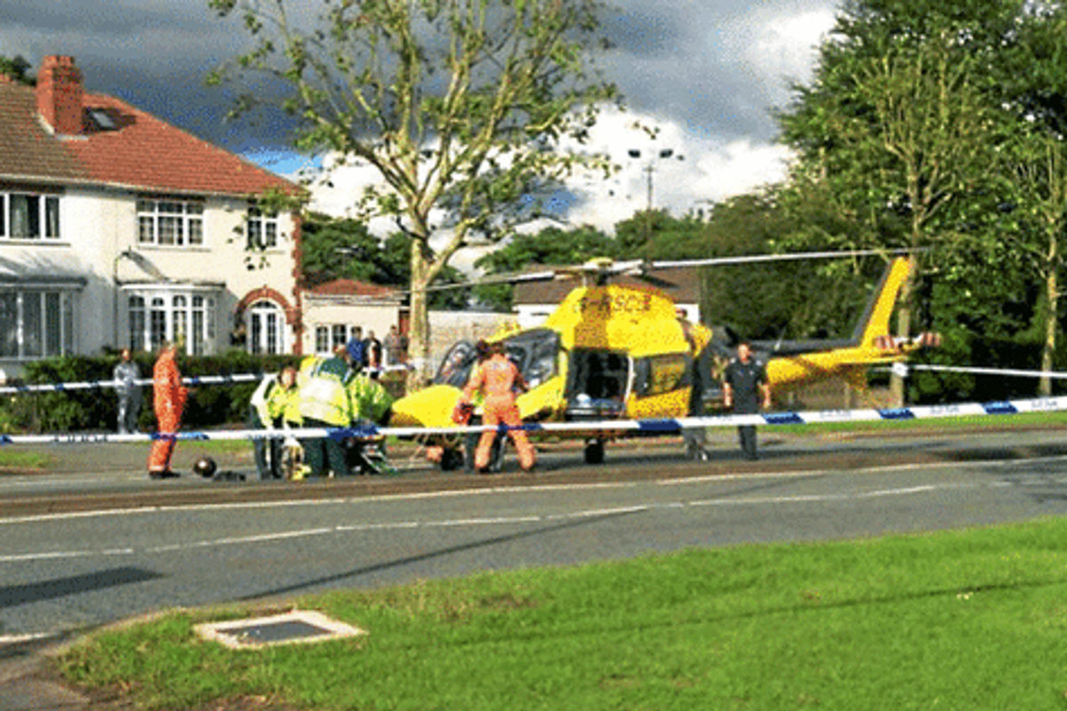 Motorcyclist seriously injured in Wolverhampton crash | Express & Star