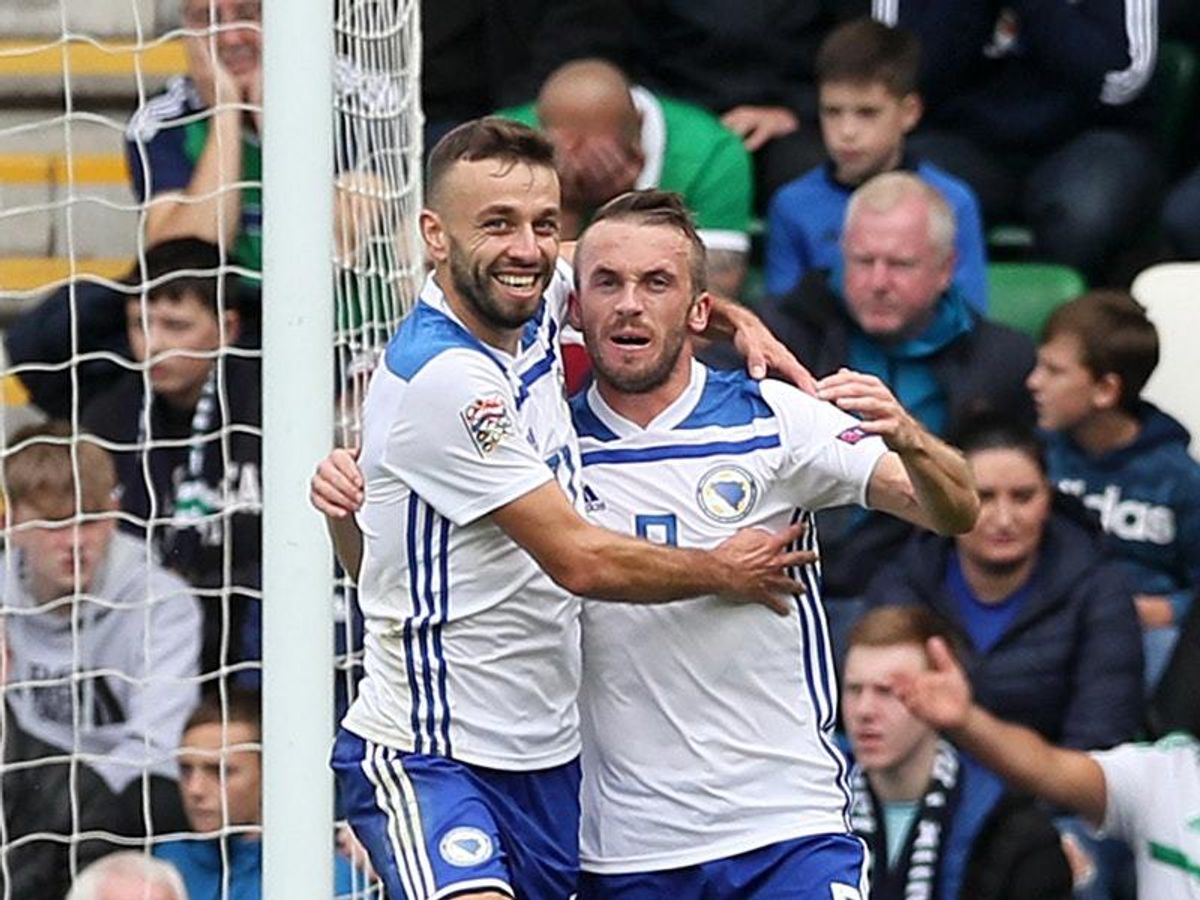 Northern Ireland beaten by Bosnia and Herzegovina in Nations League ...