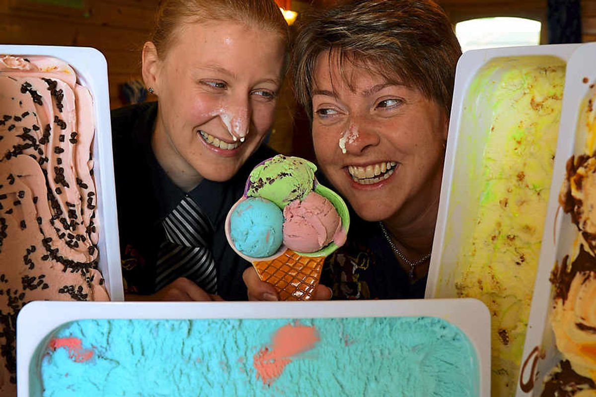 Jaffa cake ice cream anyone? Sales soar at Staffordshire farm | Express ...