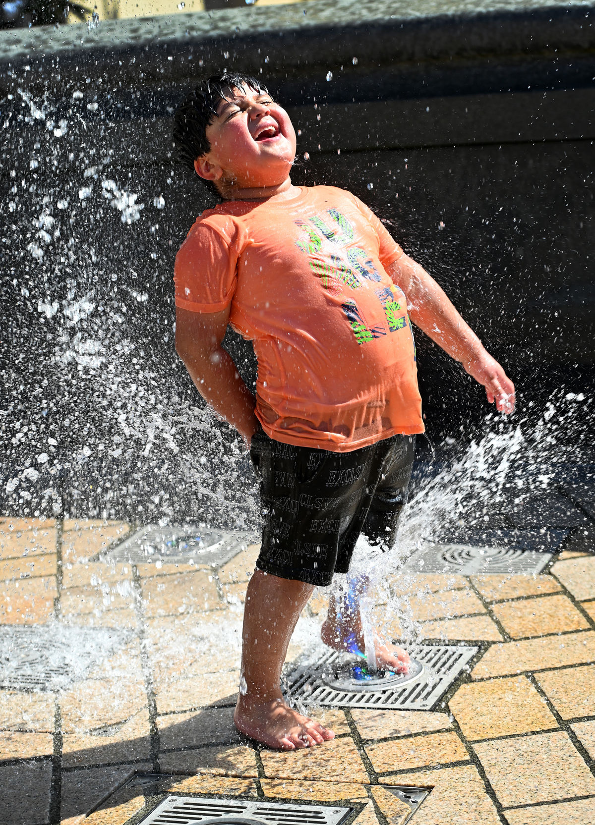 Having a splashing time as temperatures finally soar | Express & Star