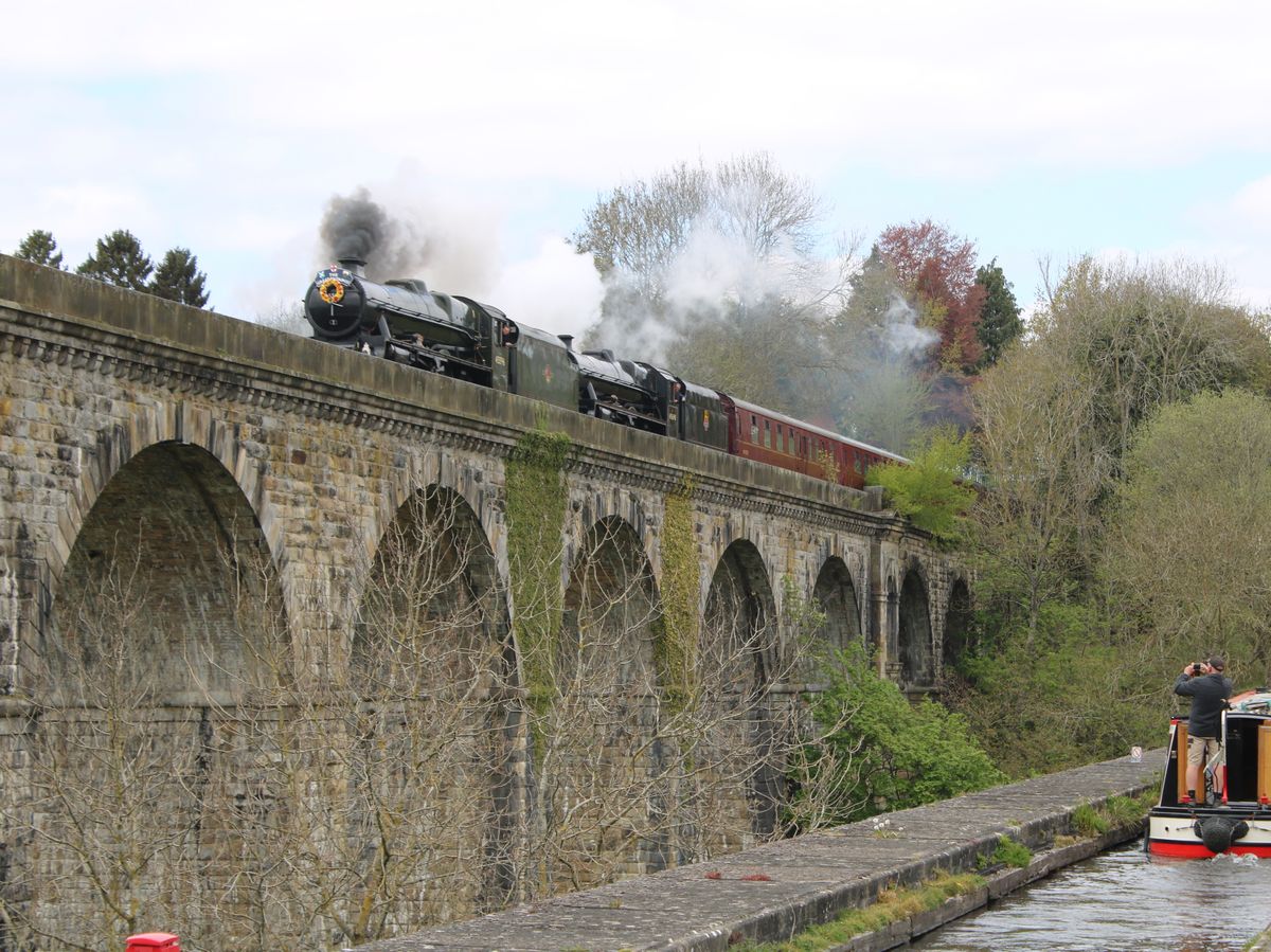 Traditional road and rail transport captured by photographers in Chirk ...