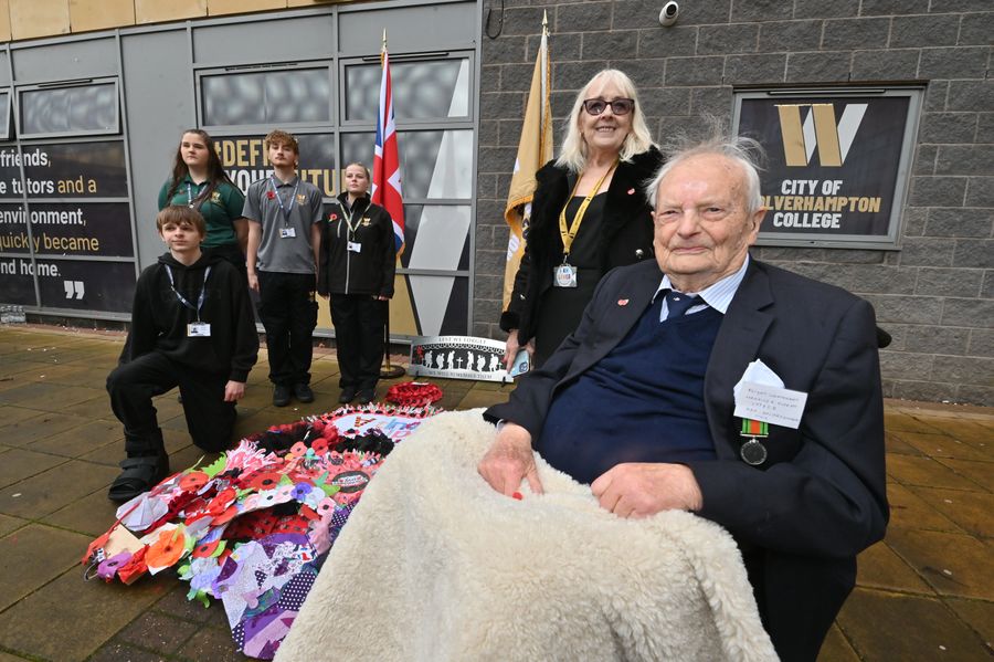101-year-old RAF veteran joining Wolverhampton City College students in ...