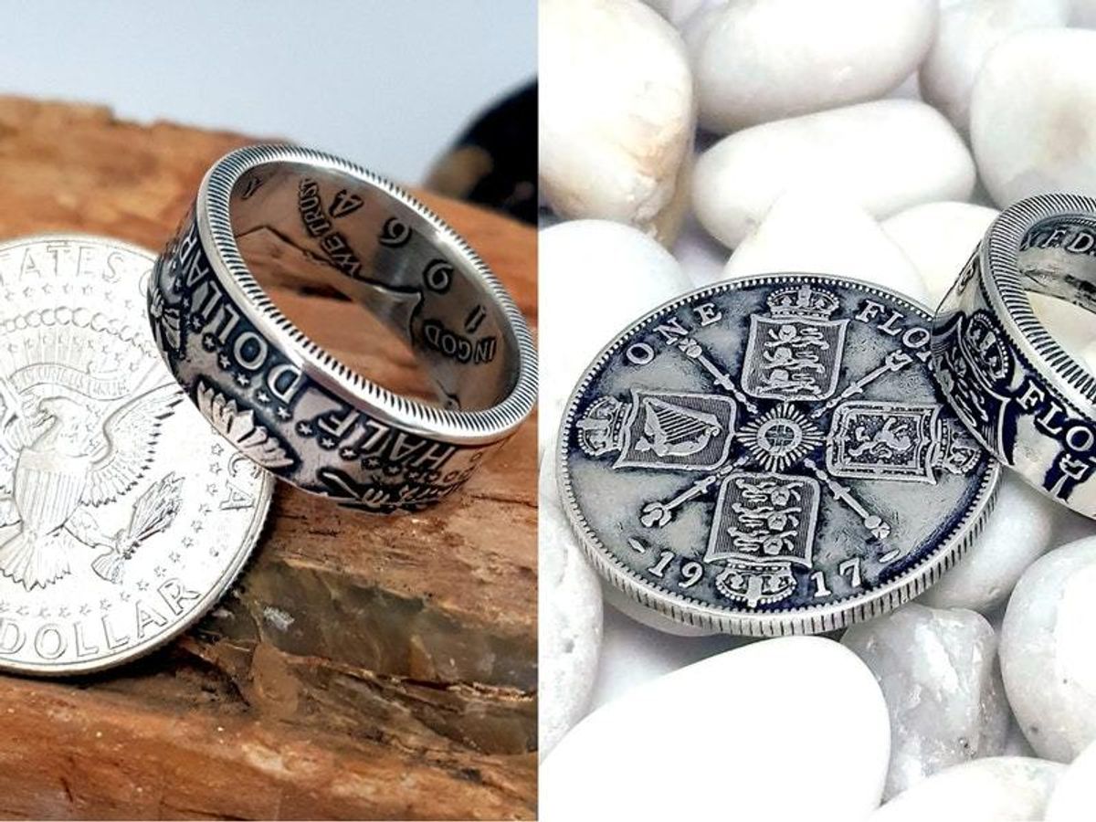 Meet the mastermind behind these incredible rings made from coins ...