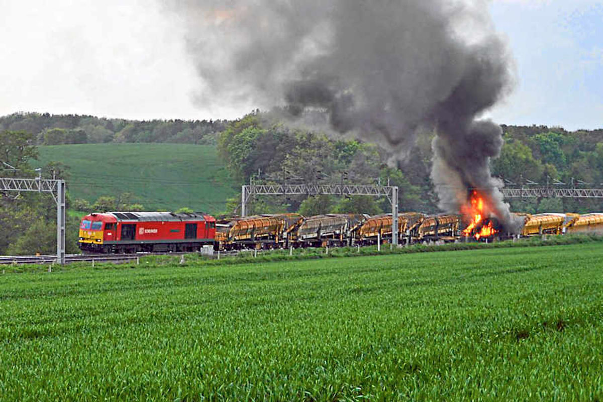 Blazing train brings West Coast Main Line to standstill | Express & Star