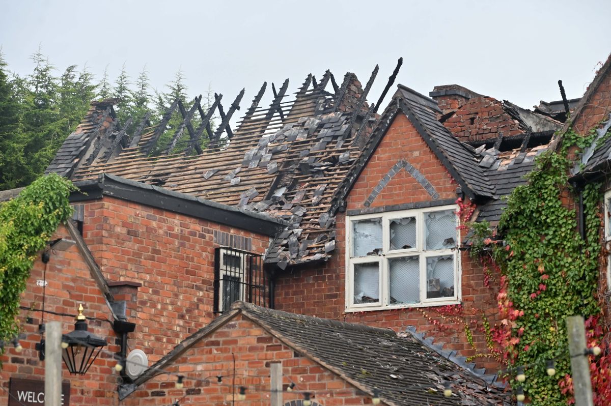 Major fire at disused Shrewsbury pub the Oxon Priory was 'potentially ...