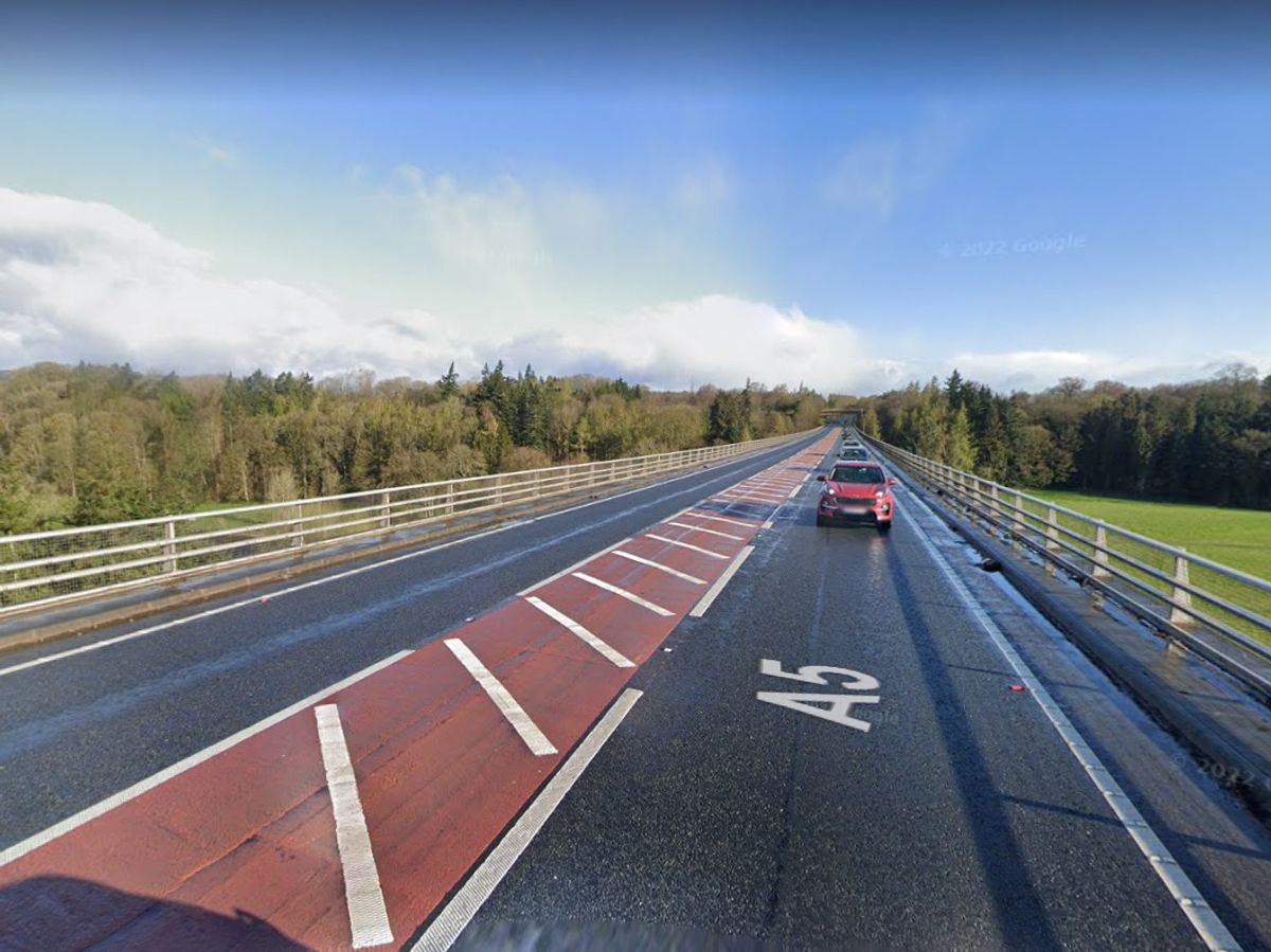 Murder arrest after 49-year-old man killed in head-on crash on A5 ...