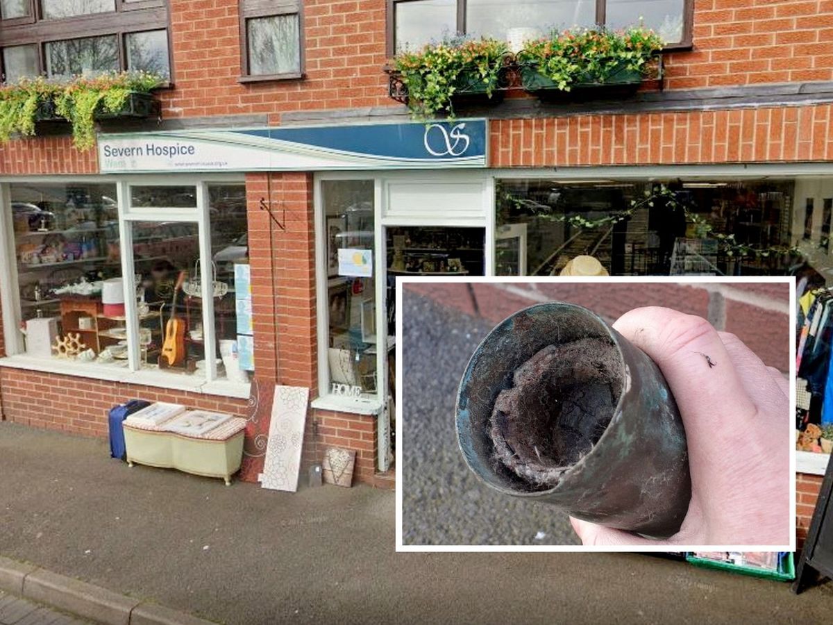 Charity shop team's shock after unexploded 10-inch shell is donated ...