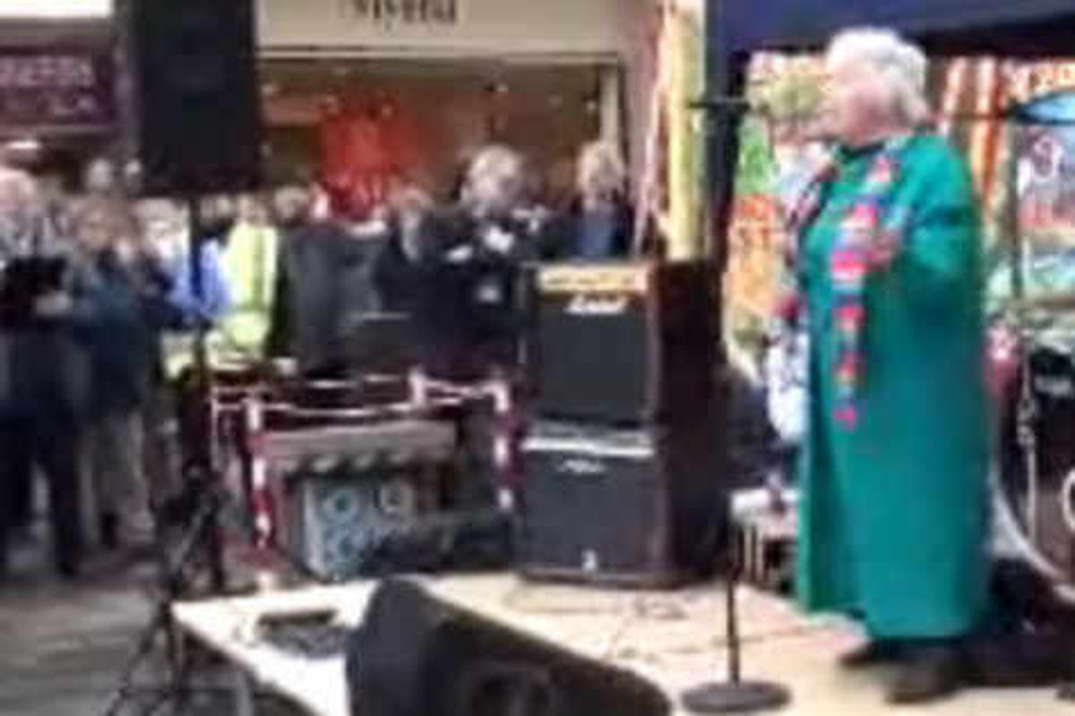 Joyce Brand tells strikers to stand firm at Shrewsbury demo ...