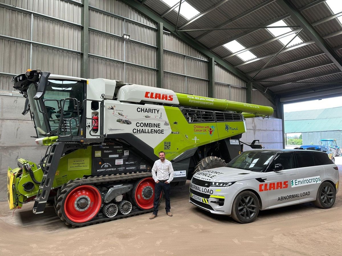 Combine challenge helps harvest funds on 875 mile journey | Shropshire Star
