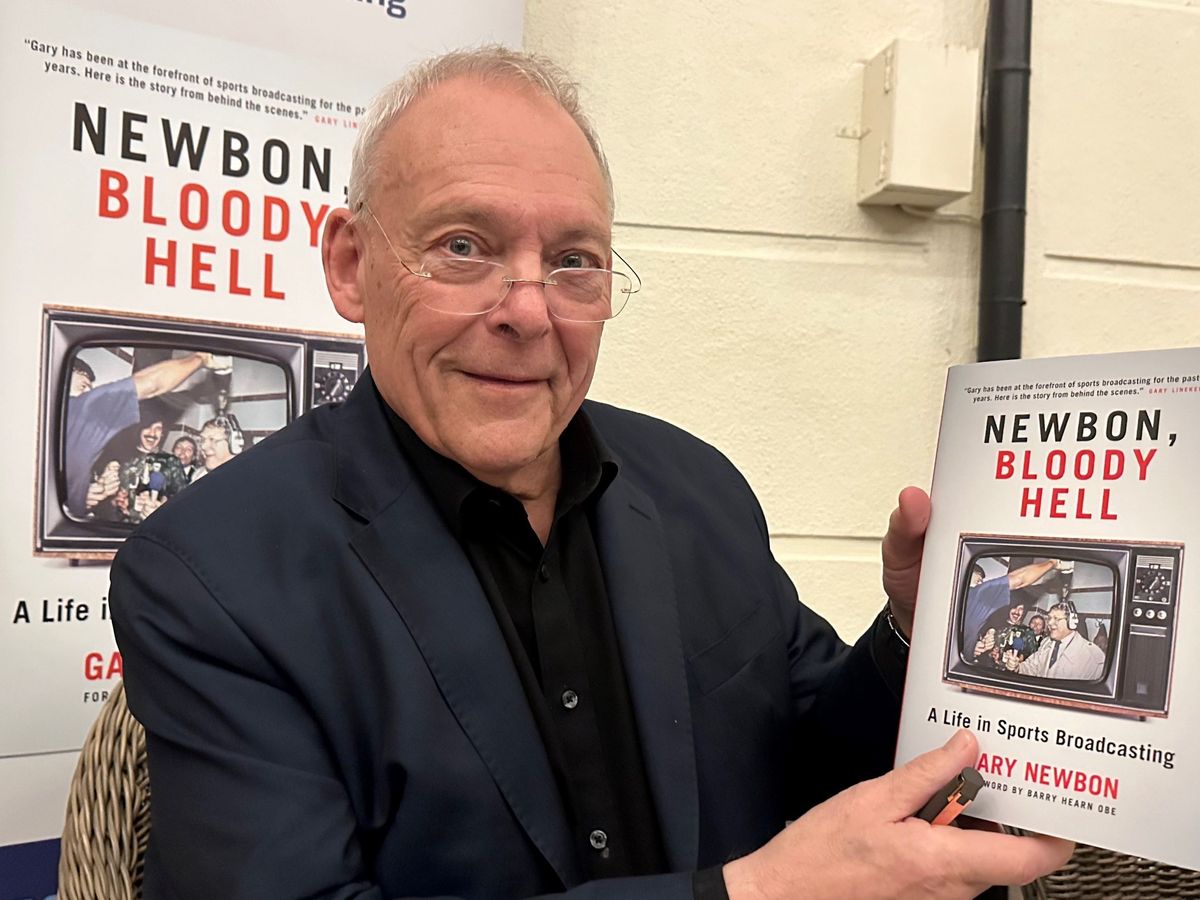 Sports writer Gary Newbon cracks up at book launch – all thanks to ...