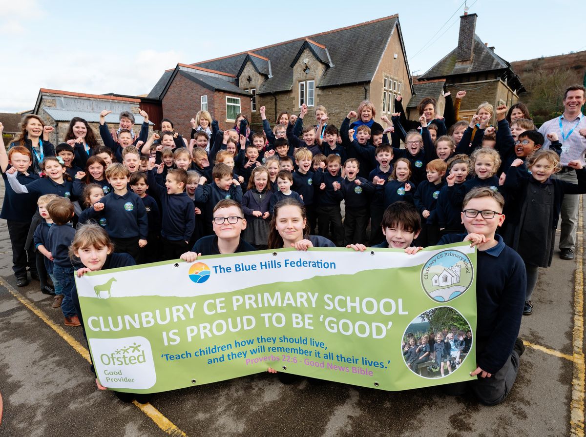 Clunbury Primary School pupils look forward to the new year after 'Good ...