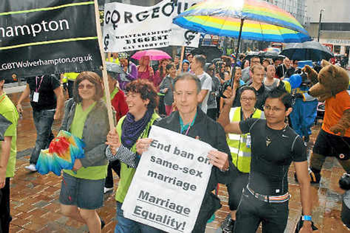 Hundreds march in Wolverhampton's first Pride event | Express & Star