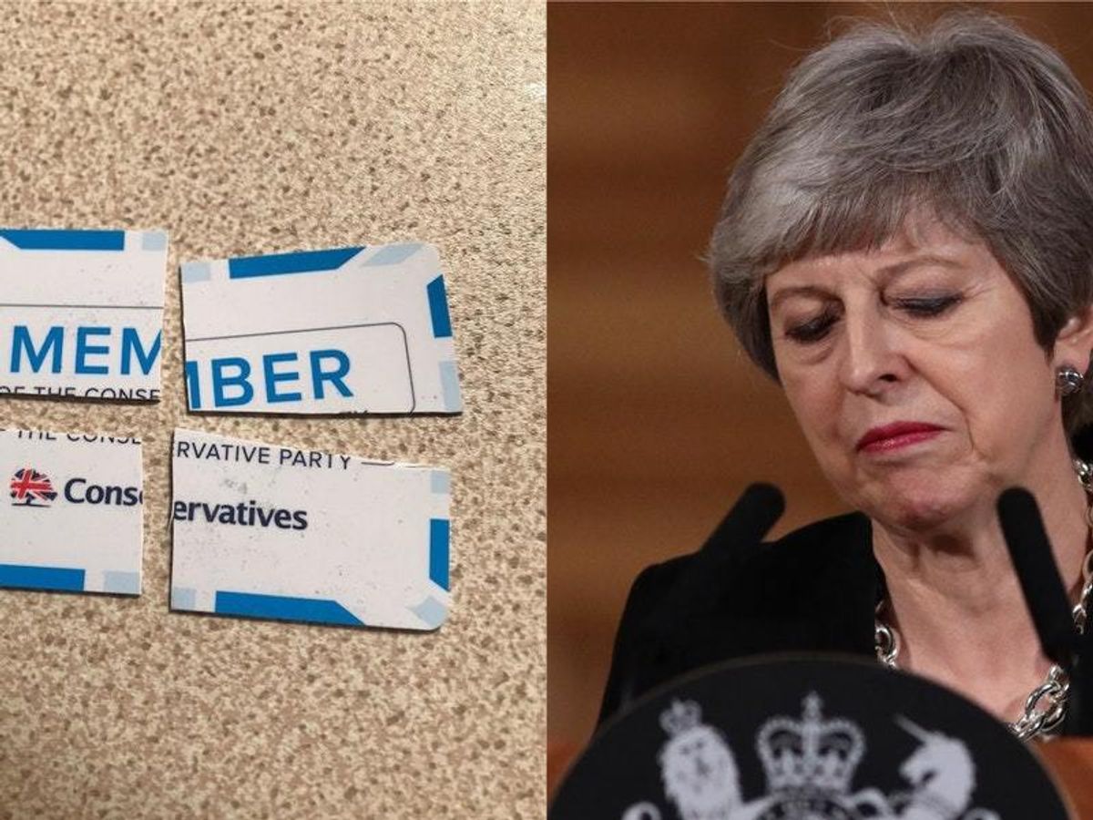 Conservatives cut up membership cards after PM agrees to talks with ...