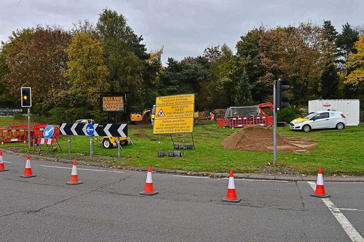 Meole Brace roundabout row: Going round and round in circles around the ...