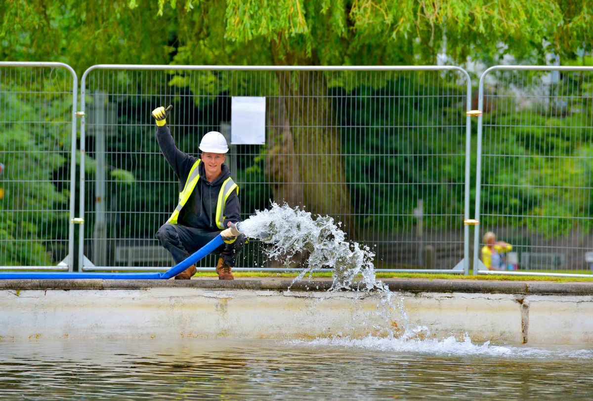 At last! Tettenhall Pool reopening after long-running repairs | Express ...