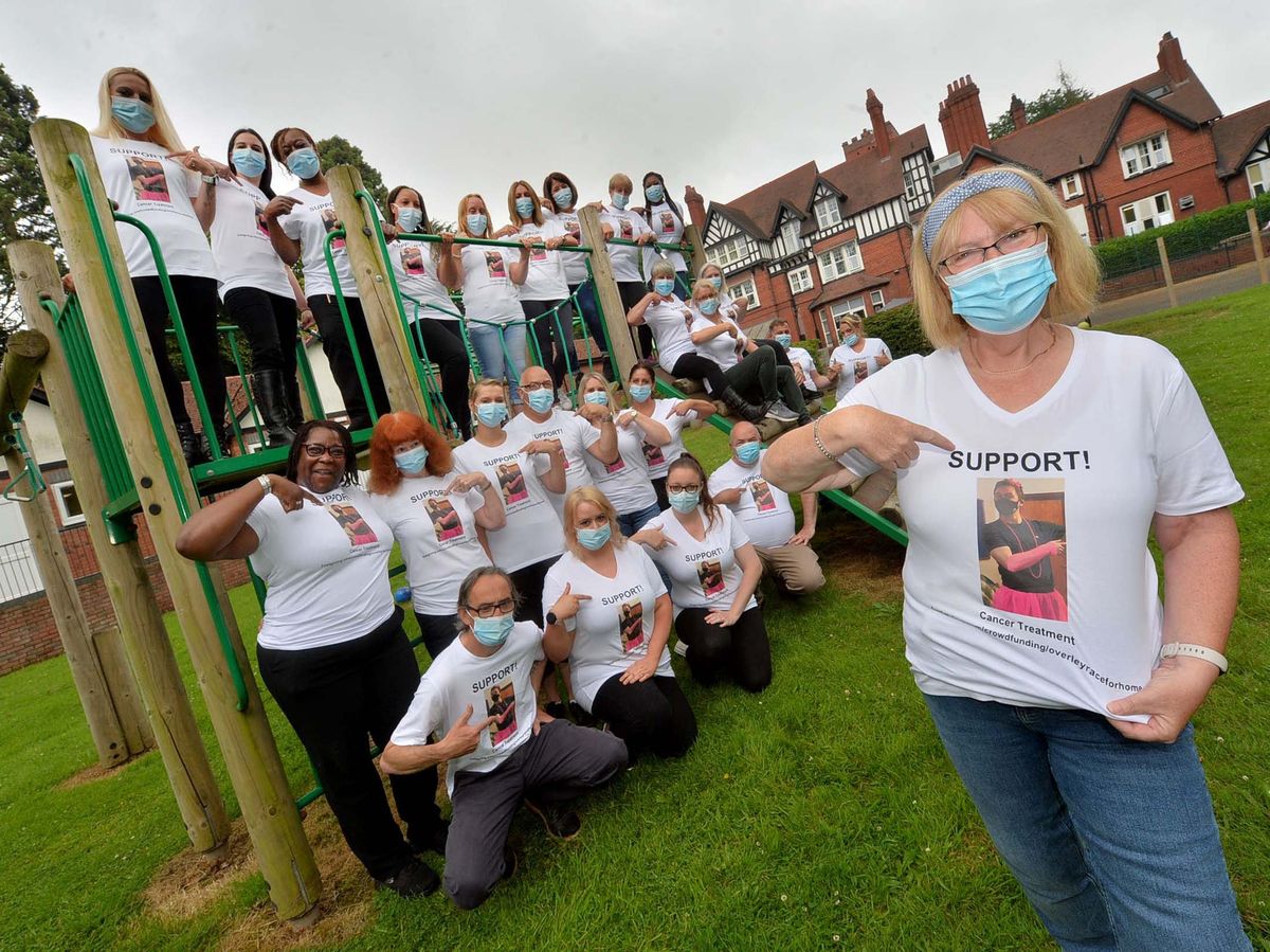School staff rally to support teacher with rare form of cancer ...