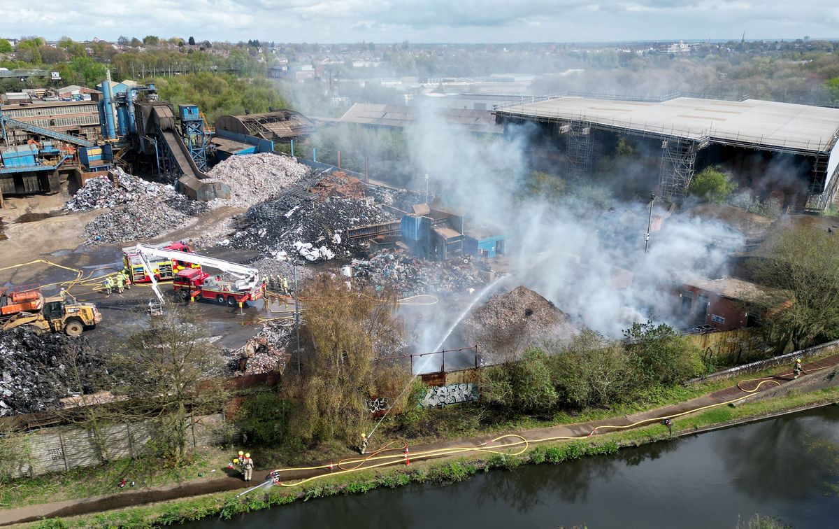 Watch: Drone footage captures aftermath of Smethwick blaze | Express & Star