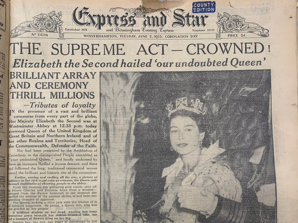 How the Star covered the coronation of Queen Elizabeth II in 1953 - and ...