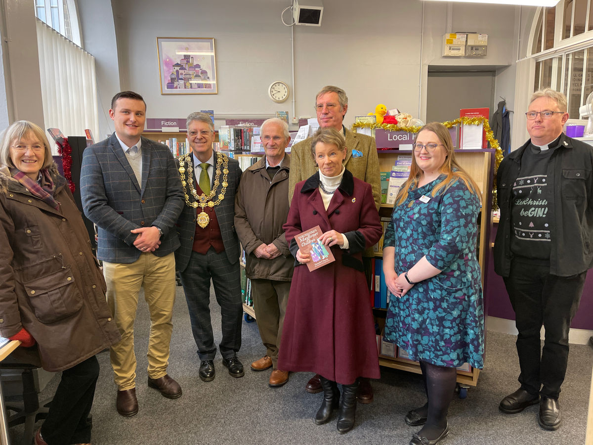 Historic Mayflower books handed over to the care of Much Wenlock ...