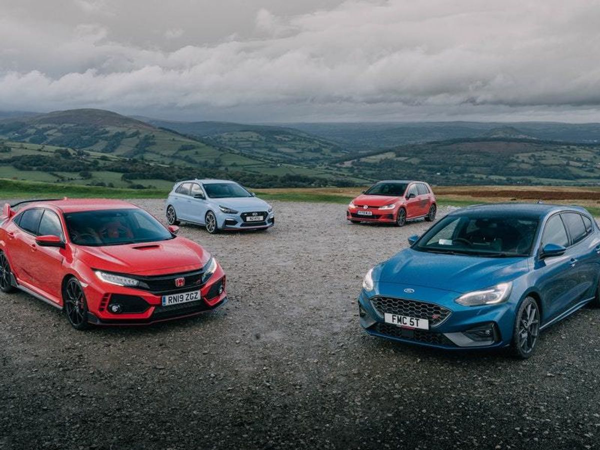 Hyundai i30N v Honda Civic Type R v Volkswagen Golf GTI TCR v Ford ...