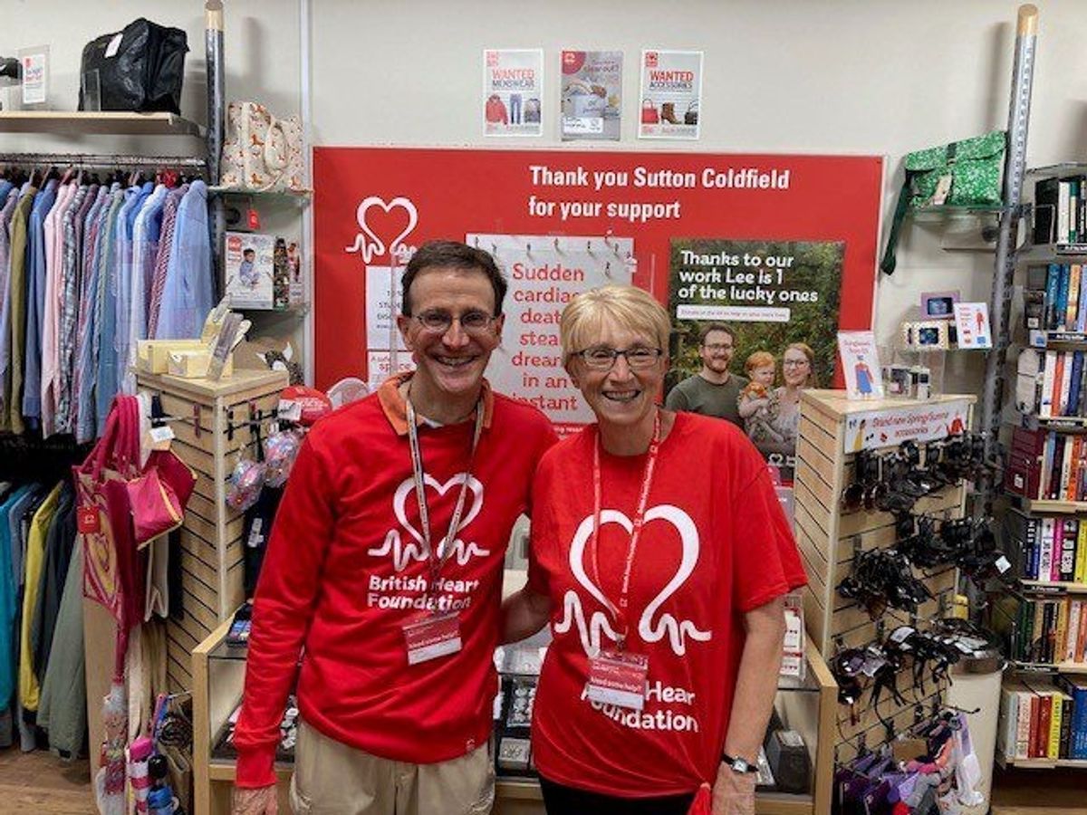 Charity shop couples... the couple that volunteers together, stays ...