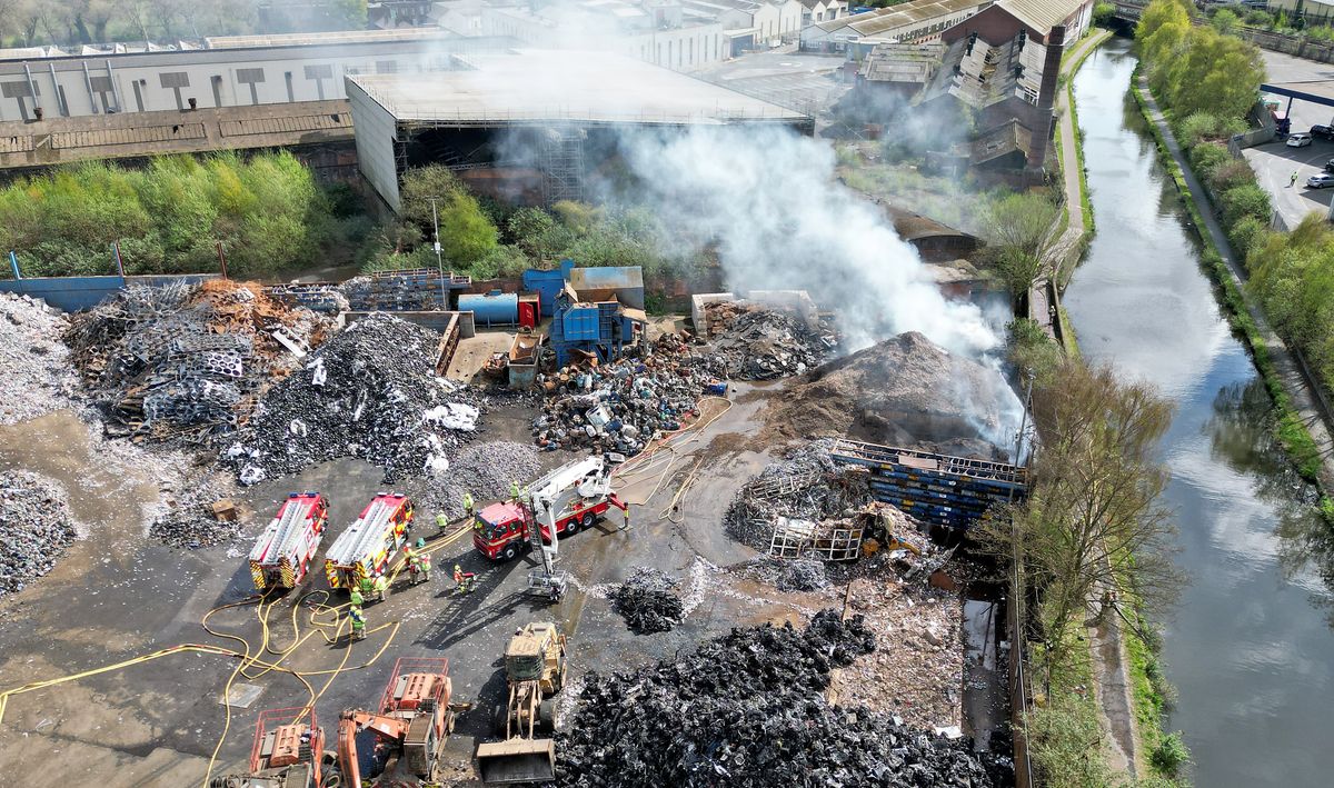 Watch: Drone footage captures aftermath of Smethwick blaze | Express & Star