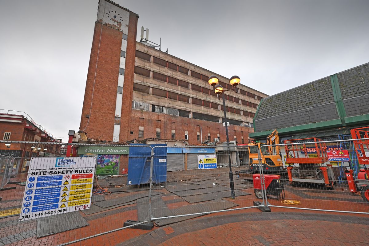 Work continues to demolish 'eye-sore' Cannock multi-storey car park ...