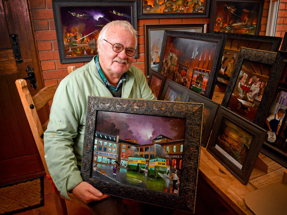 'I'll never stop!' Dudley painter given month-long exhibition after ...