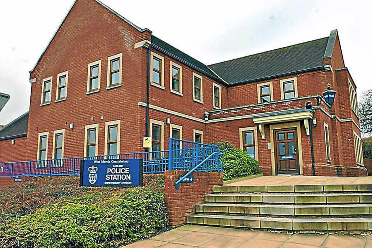 Officers returning to Ludlow Police Station | Shropshire Star