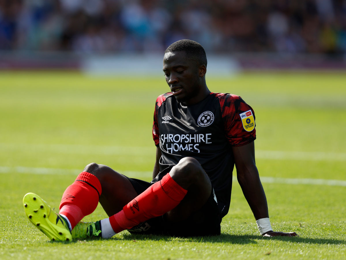 Shrewsbury Town dealt major blow as Daniel Udoh suffers ACL injury ...