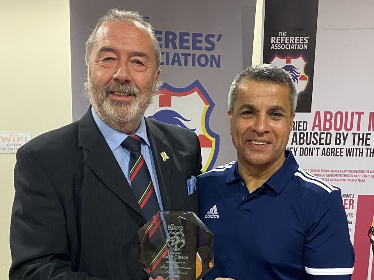 Referees’ chief honoured for two decades in job | Express & Star