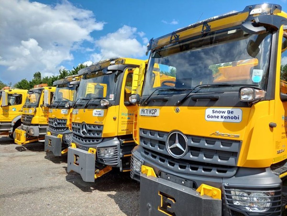 Gritter lorries and snow ploughs at the ready as staff gear up to treat ...