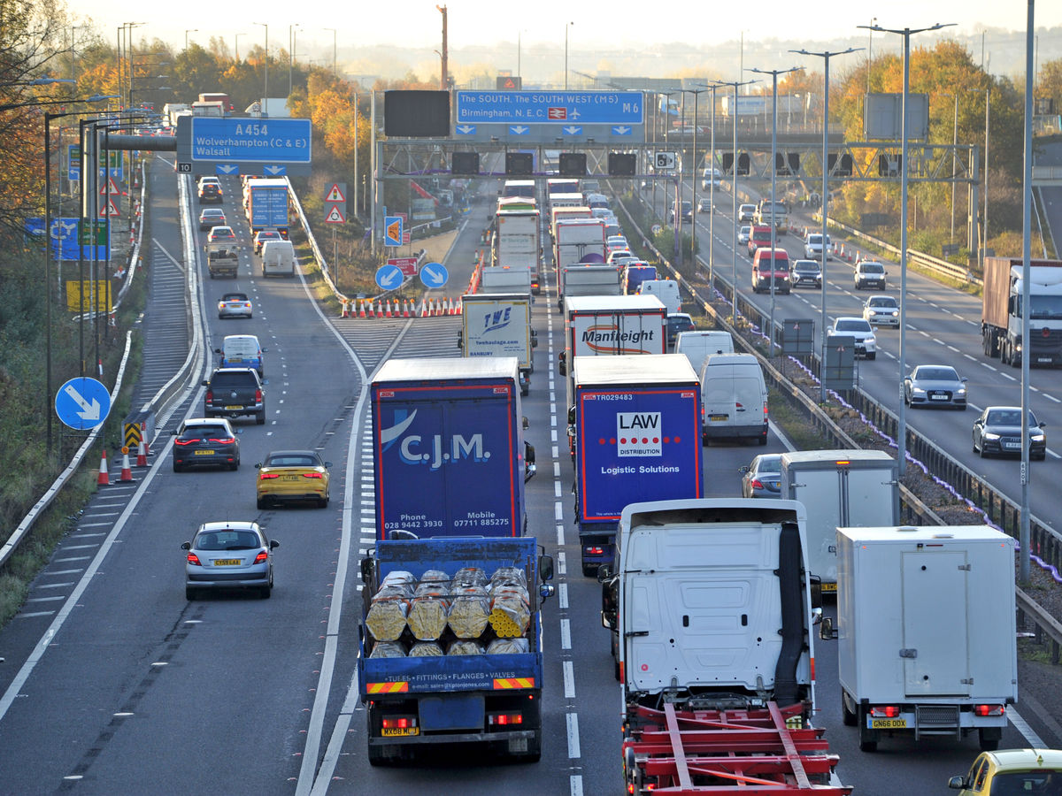 Delays building on M6 northbound due to broken down vehicle ...
