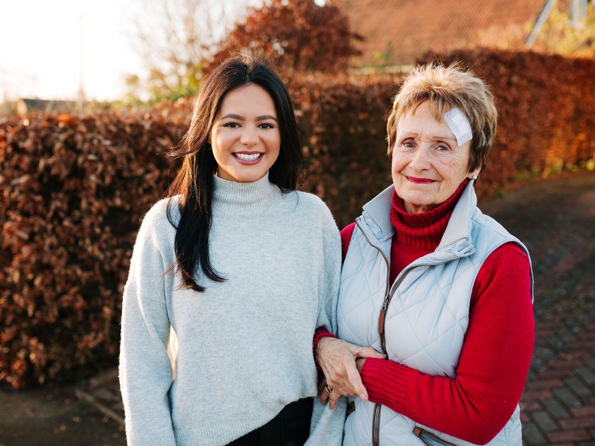 Woman thanks hospital that saved her life after serious fall on eve of ...