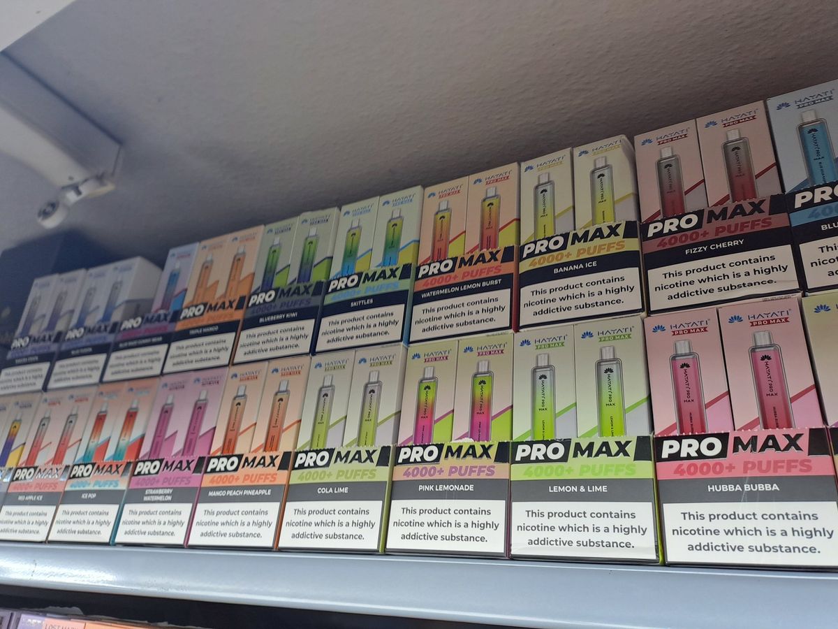 Nearly £3k of vapes seized by police and trading standards in ...