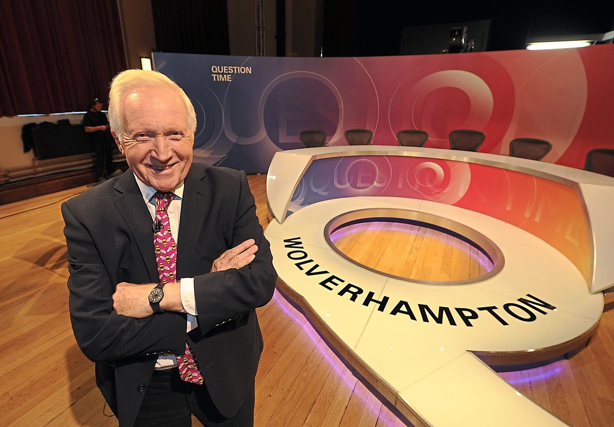 David Dimbleby leads panel as Question Time arrives at Wolverhampton ...