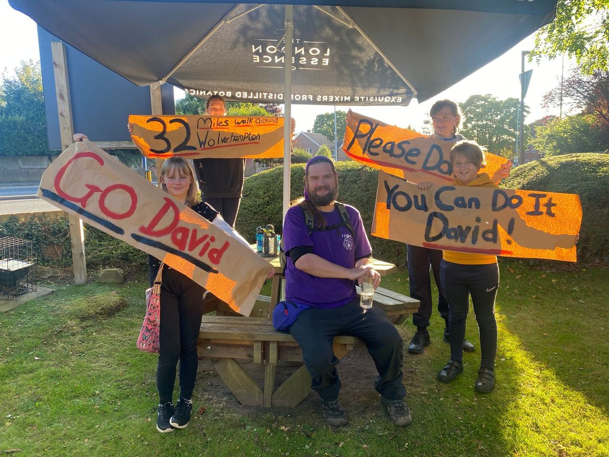 Fundraiser takes long way around Wolverhampton to raise funds for youth ...