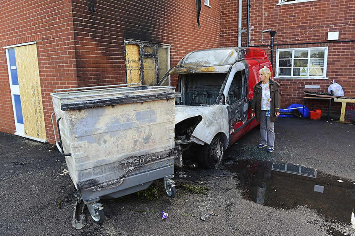 Mail vans hit in Shropshire arson blast | Shropshire Star