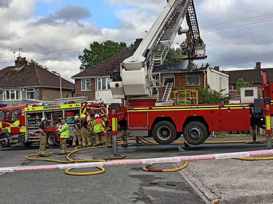 Wolverhampton house left severely damaged and pets rescued after fire ...