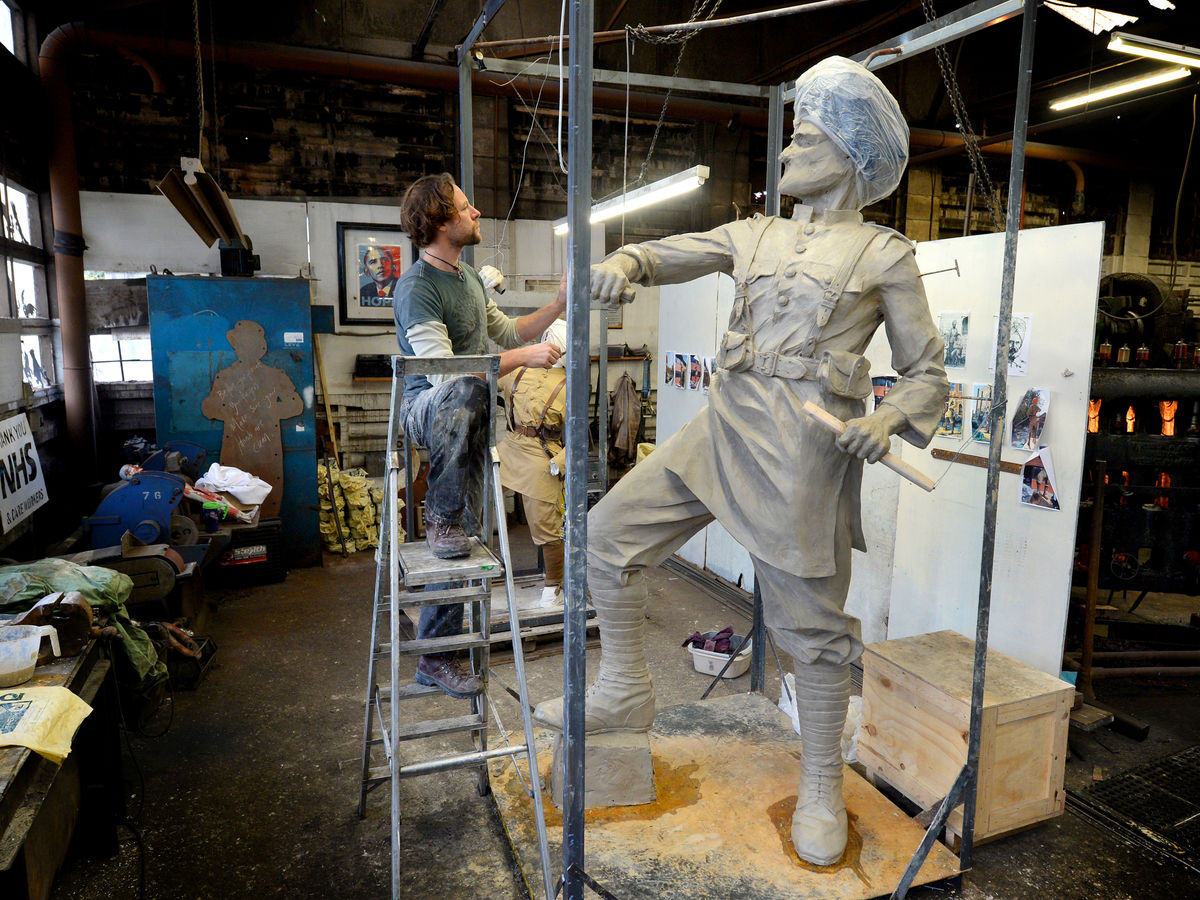 Sikh statue to keep memory of soldiers alive being created for ...
