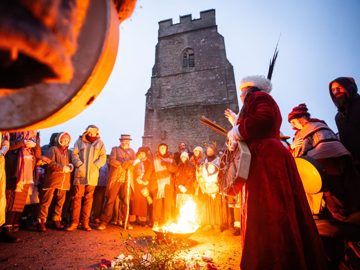 In Pictures: People across UK and Ireland mark winter solstice ...