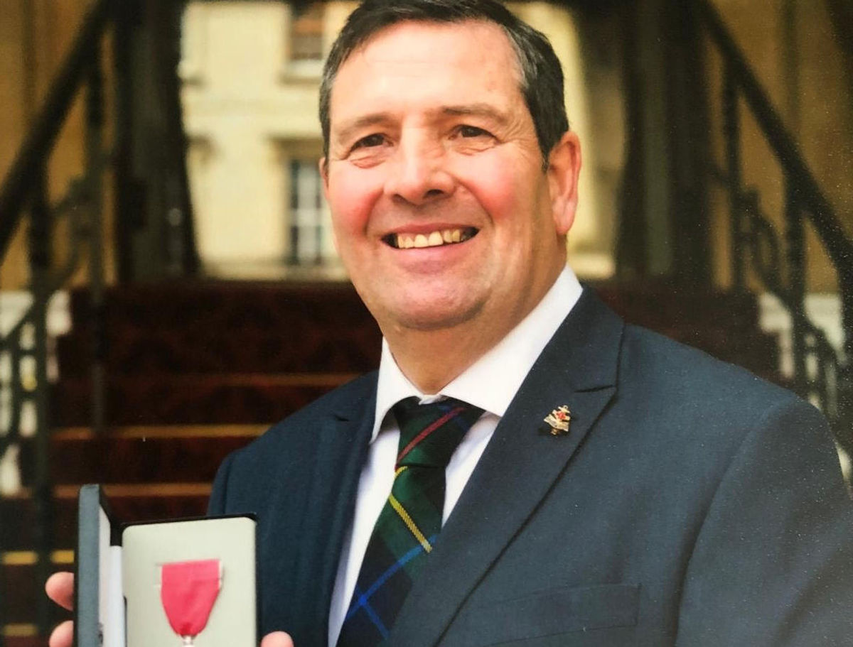 Market Drayton man honoured to receive MBE at Buckingham Palace nearly ...