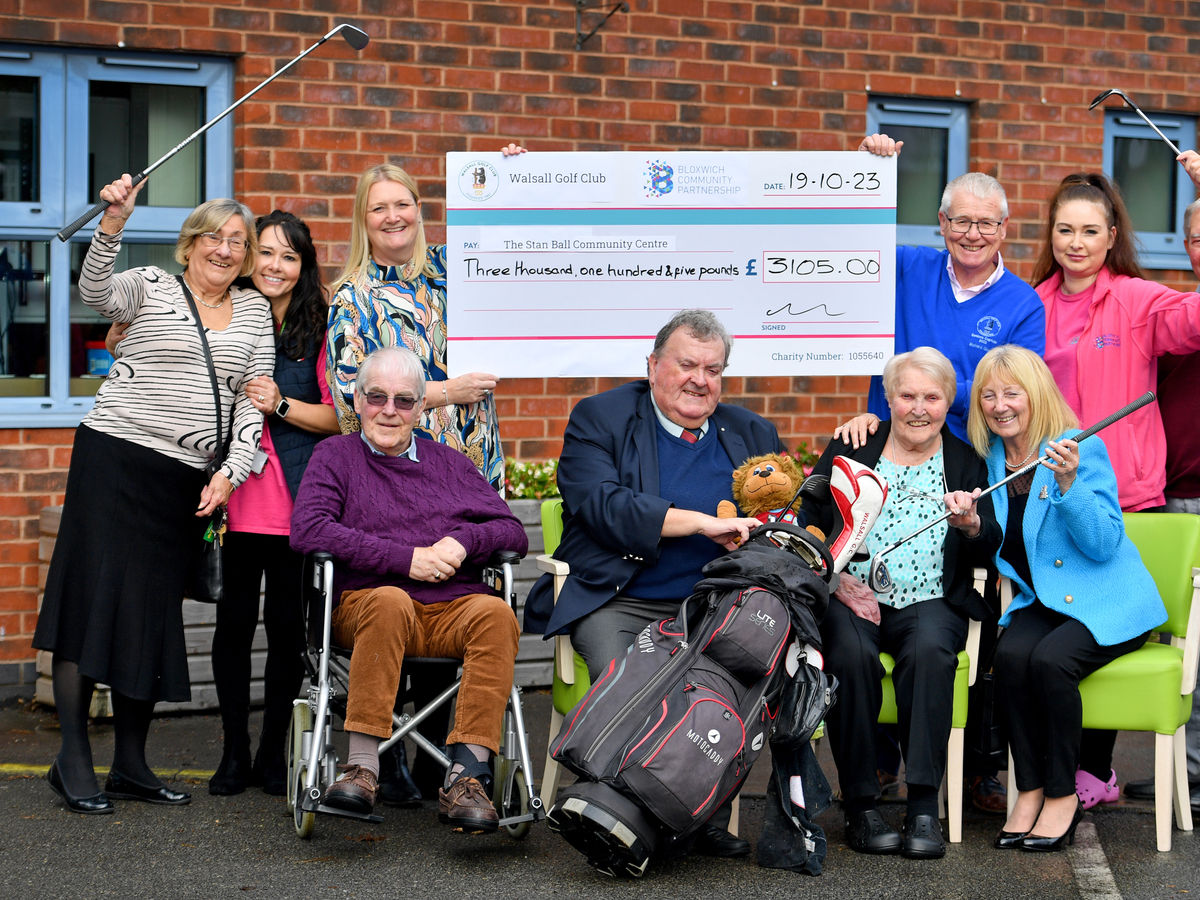Walsall golfers get in the swing of things to raise money for cause ...