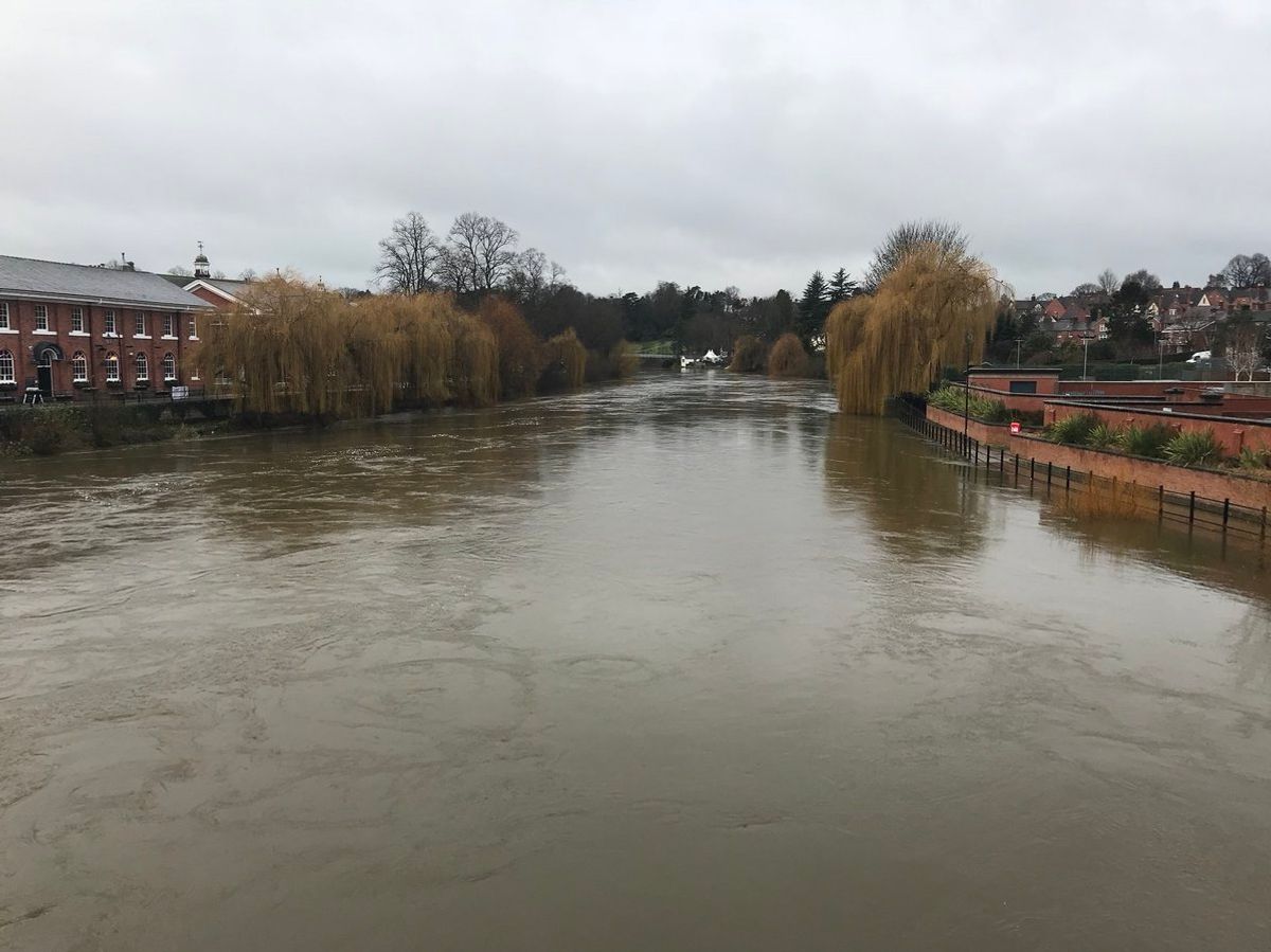 Shropshire weather: Alerts remain for county as Shrewsbury footpaths ...