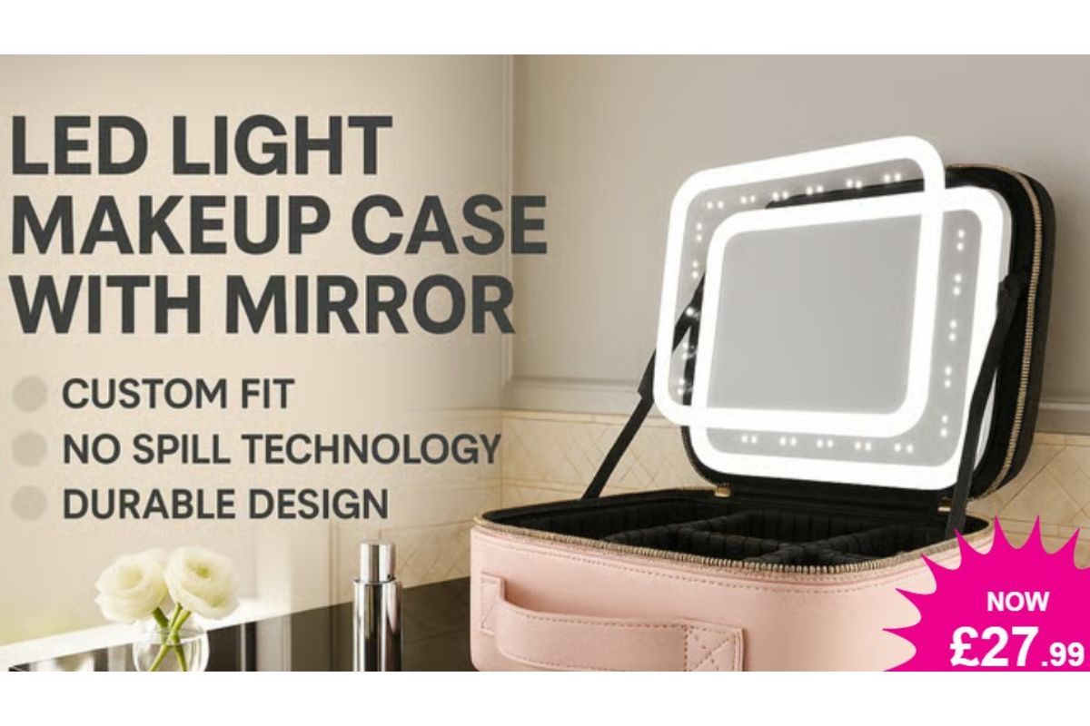 Why the LED Light Makeup Case with mirror is a must-have for your ...