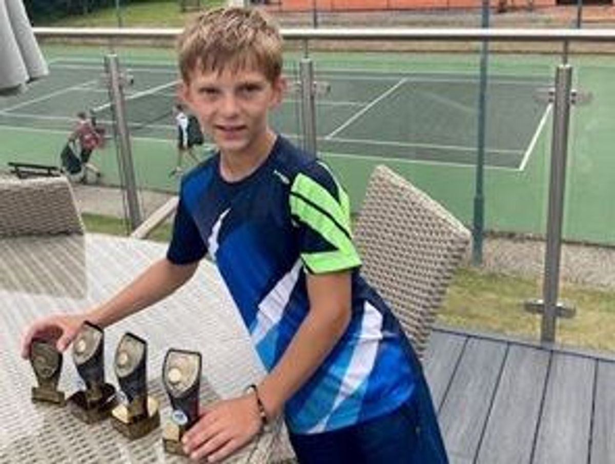Game, set, and match for 10-year-old Luke at tennis championships ...