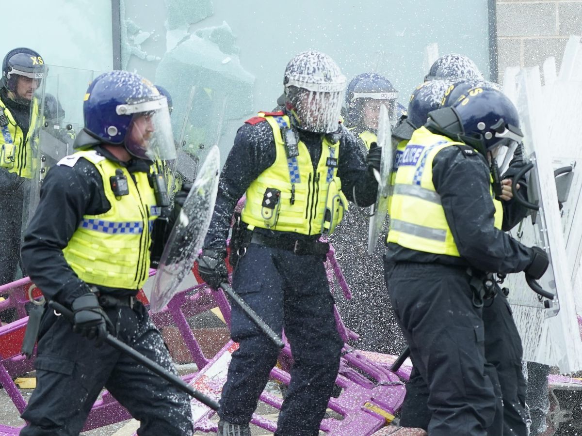 Pro boxer jailed for part in rioting outside hotel housing asylum ...