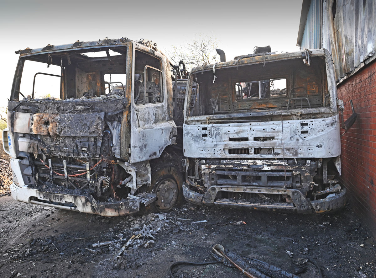 Dramatic footage shows devastation left behind after fire crews tackle ...